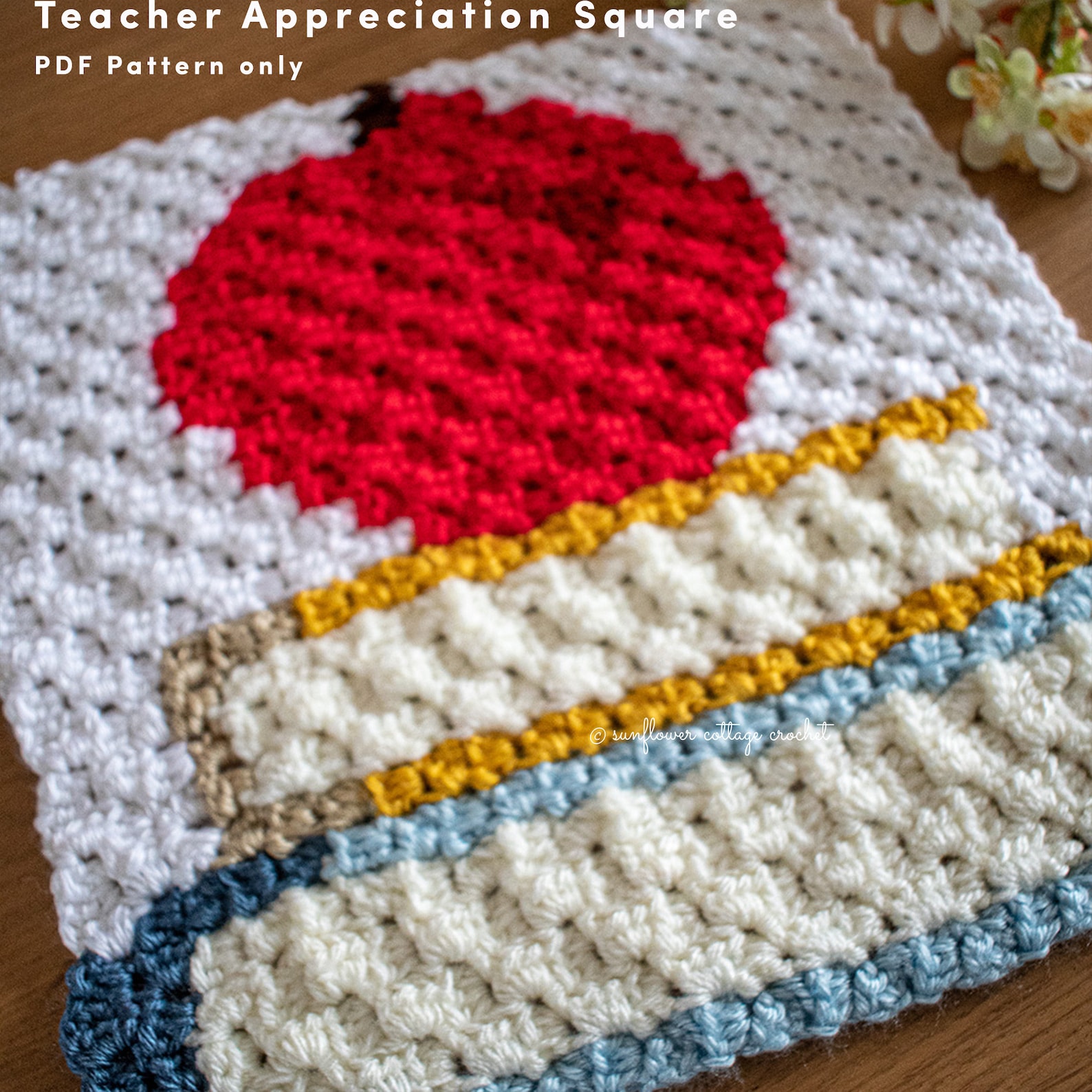Teacher Appreciation Corner to Corner Square, Confident Beginner ...