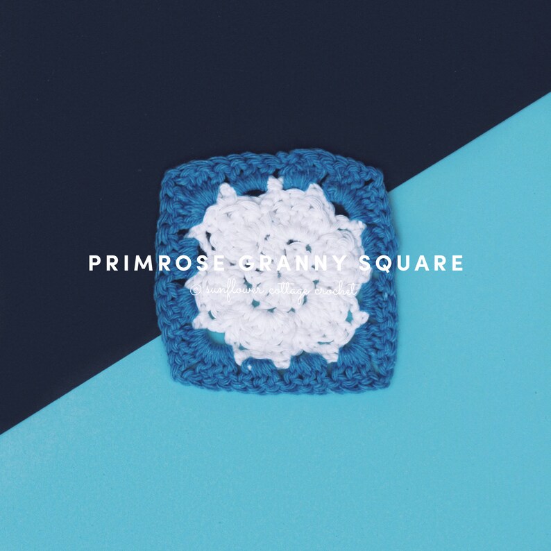 Primrose Granny Square Crochet Pattern - Etsy UK