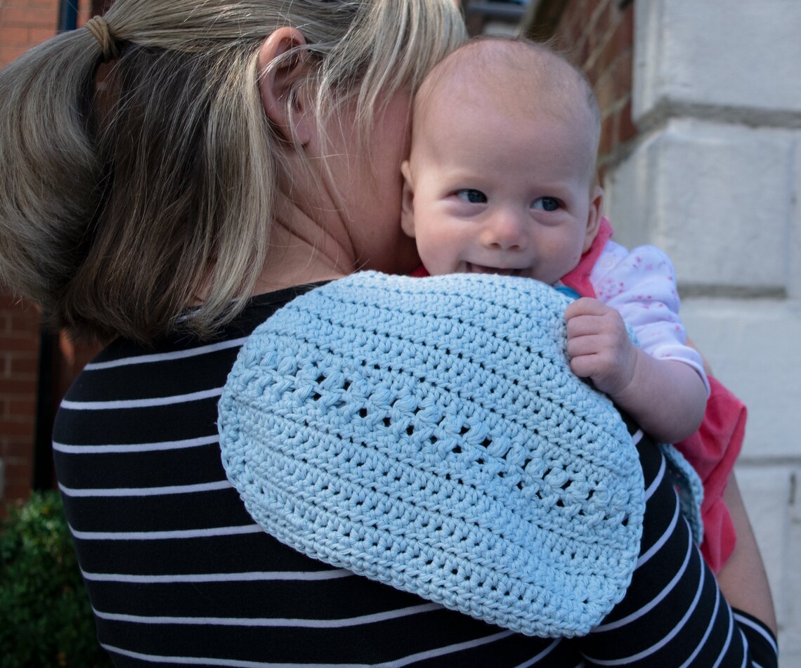 Burp Cloth Crochet Pattern Baby Gift - Etsy