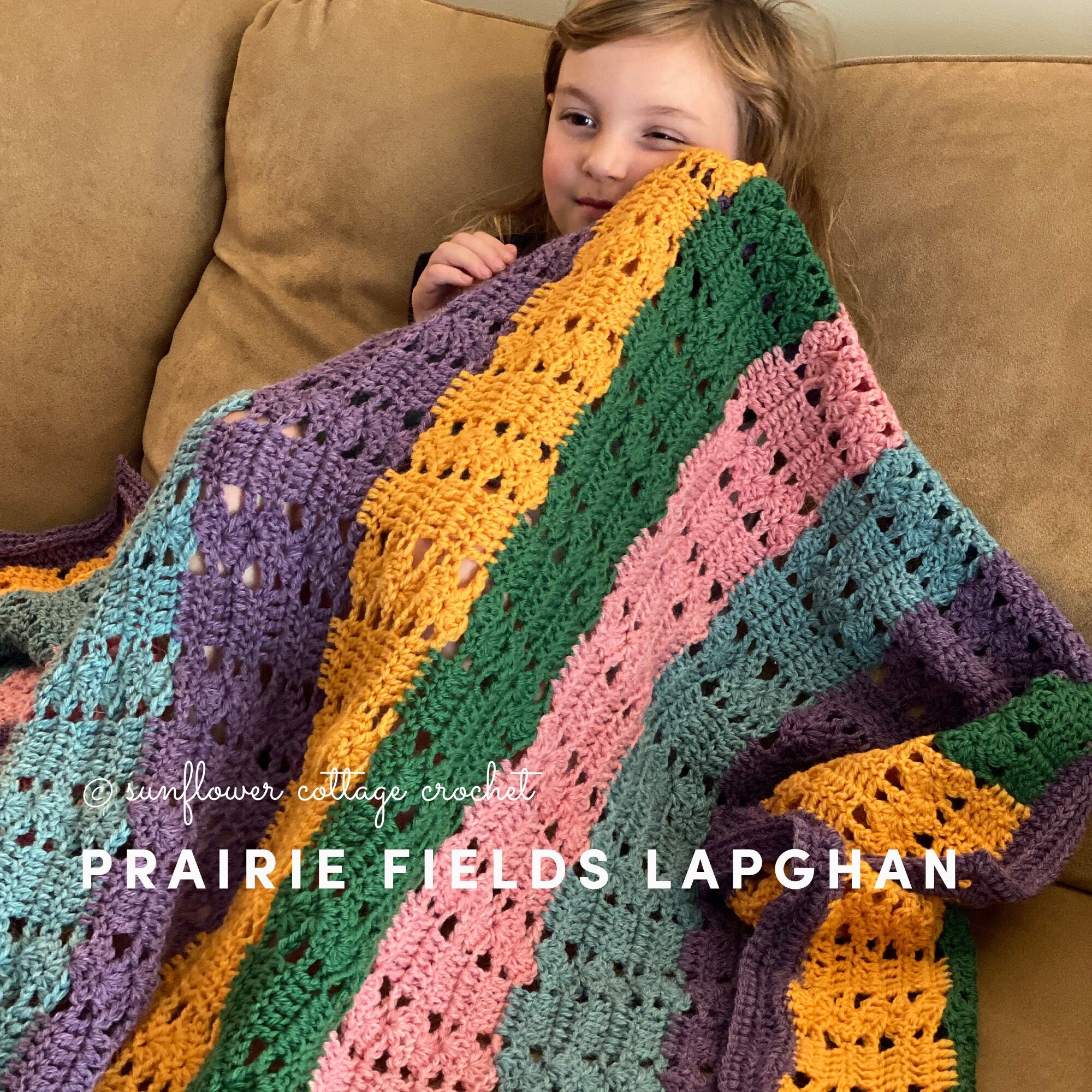 Prairie Fields Afghan Crochet Blanket Pattern - Etsy