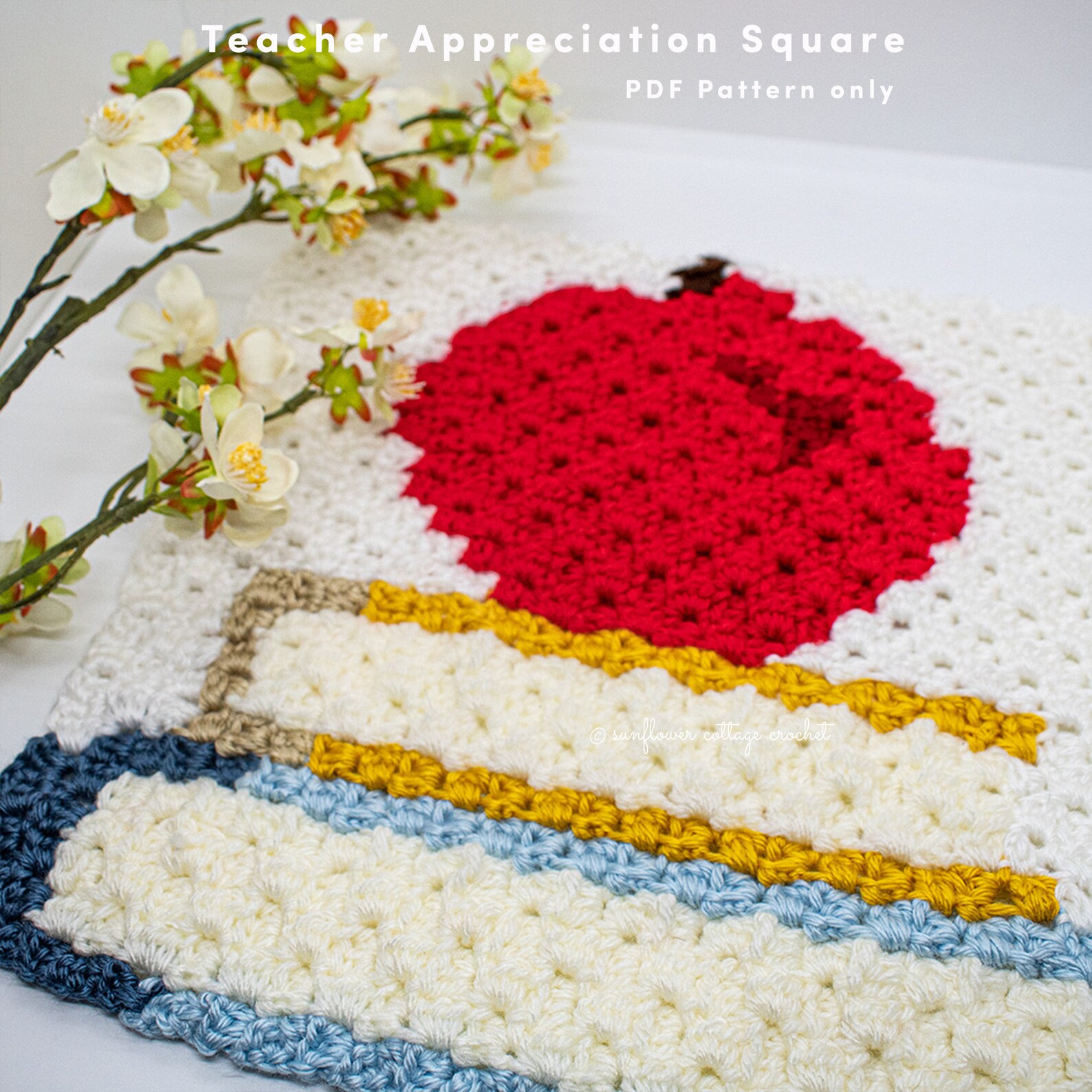 Teacher Appreciation Corner to Corner Square, Confident Beginner ...