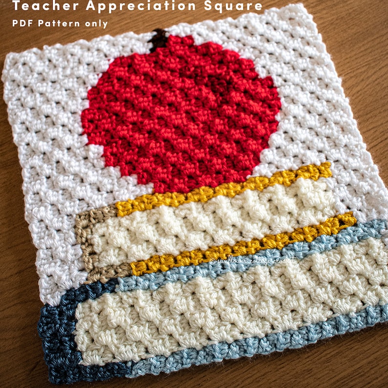 Teacher Appreciation Corner to Corner Square, Confident Beginner ...