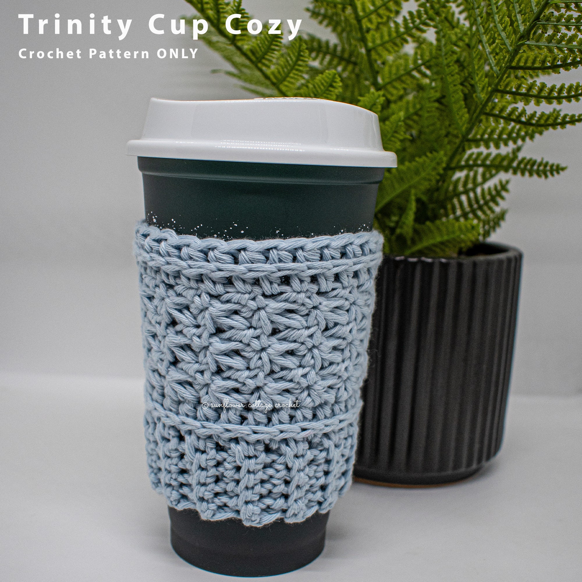 Trinity Cup Cozy Crochet Pattern Pdf Only Unisex Gift Idea - Etsy