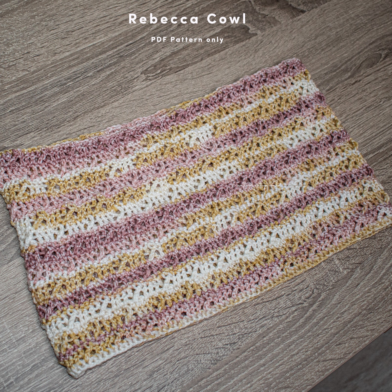 Rebecca Cowl Crochet Pattern, Neck Warmer, Child and Adult Sizes Inc ...