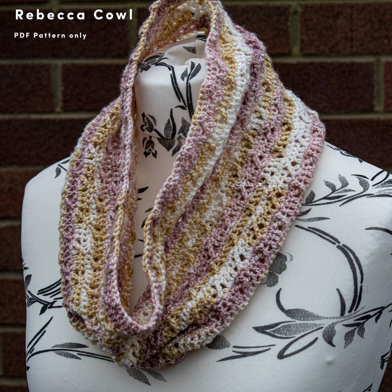 Rebecca Cowl Crochet Pattern, Neck Warmer, Child and Adult Sizes Inc ...