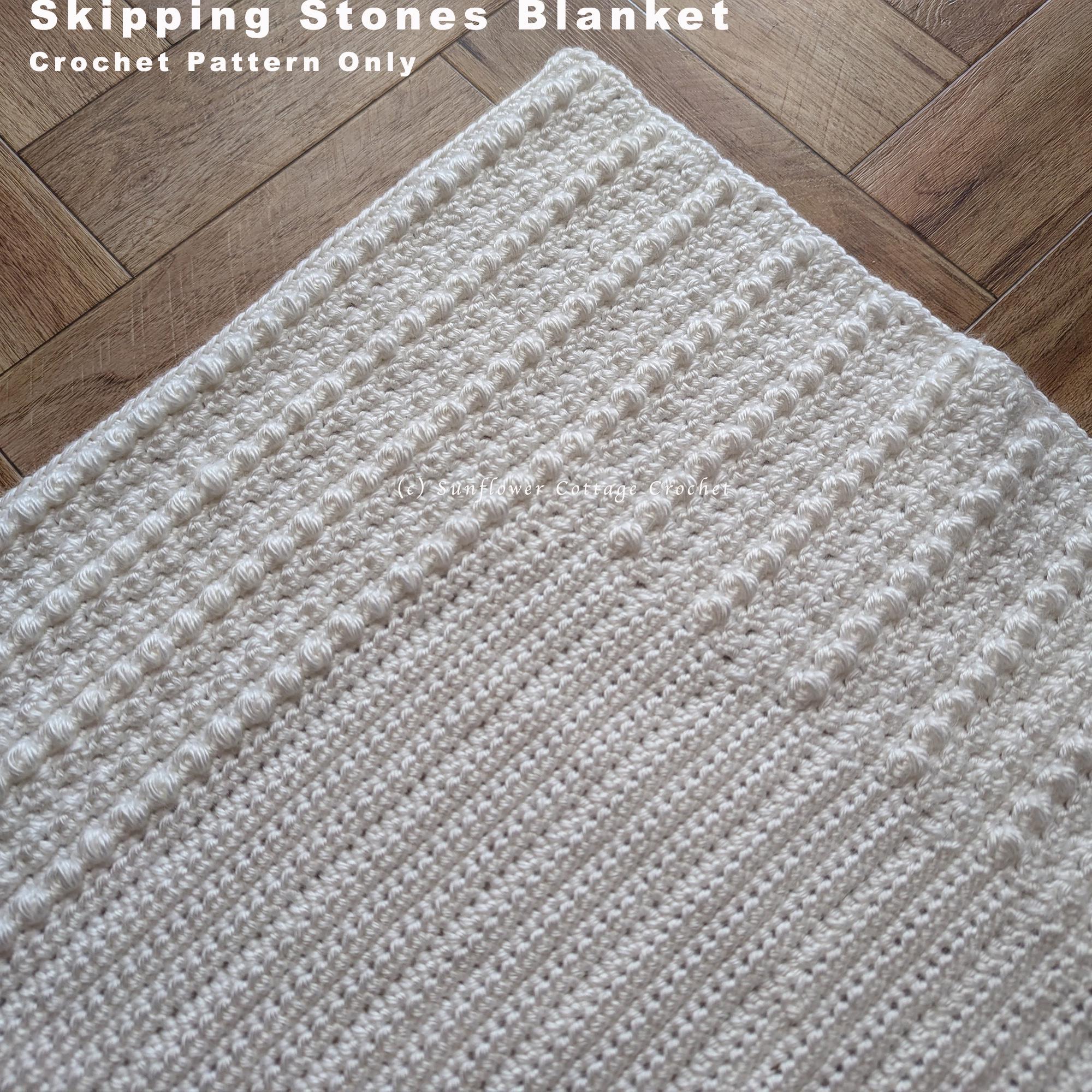 Crochet Blanket Pattern PDF – Skipping Stones Afghan – Heirloom Baby ...
