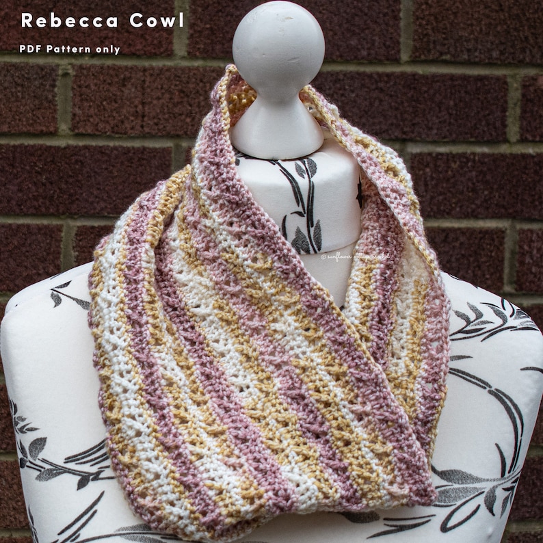 Rebecca Cowl Crochet Pattern, Neck Warmer, Child and Adult Sizes Inc ...