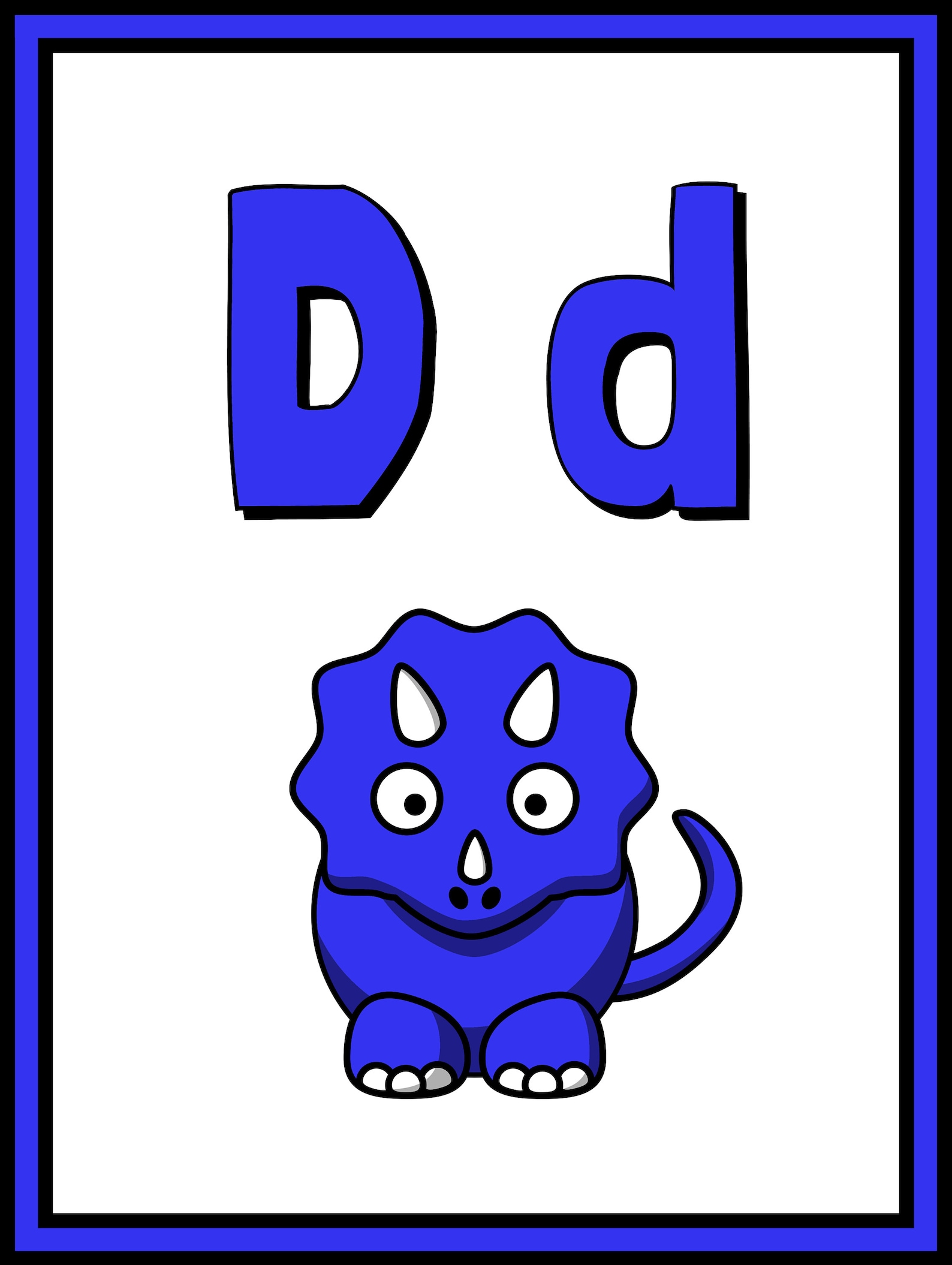 A4 Printable Alphabet Flashcards or Room Decor - Letter and Image - Etsy