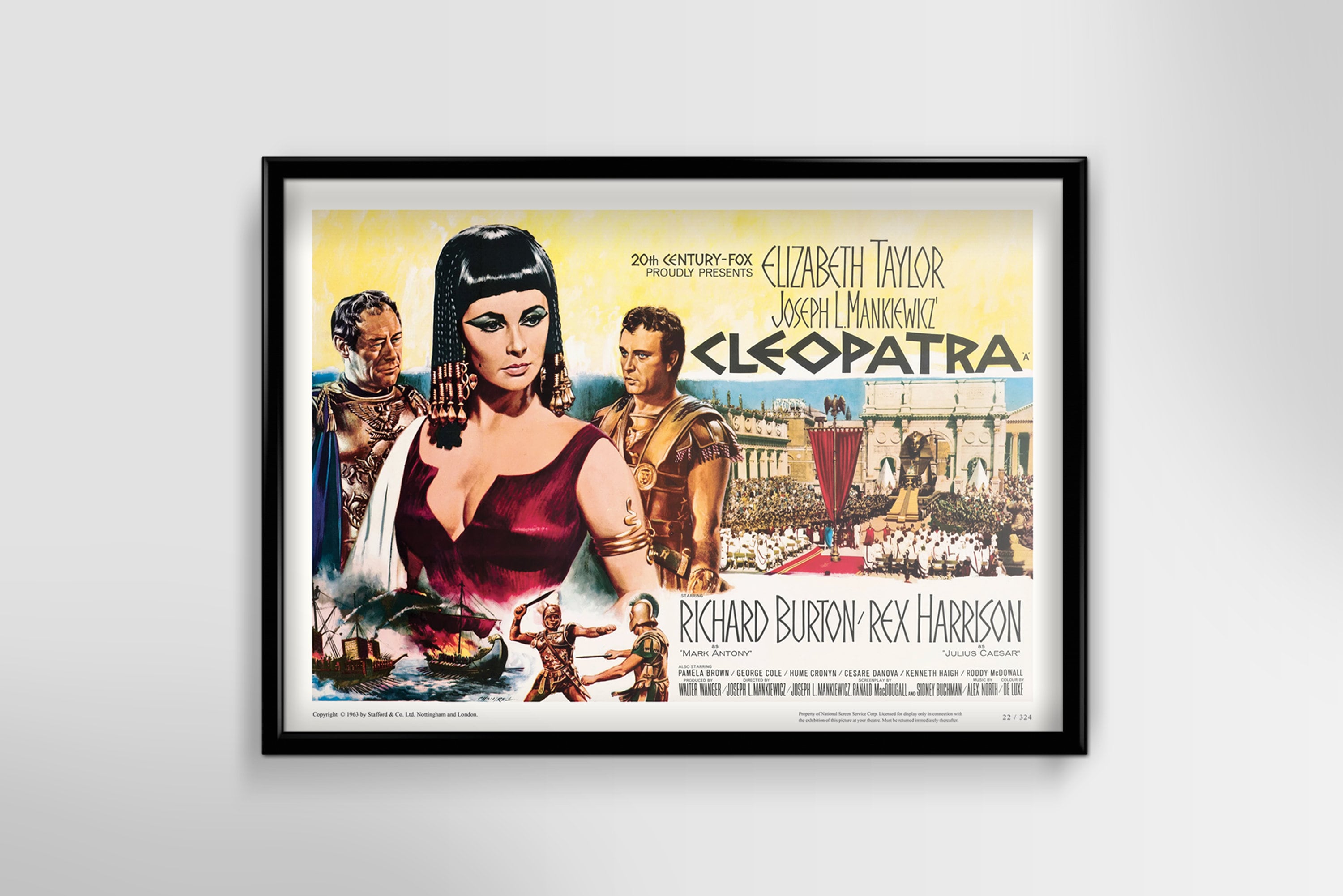Cleopatra 1963 Poster