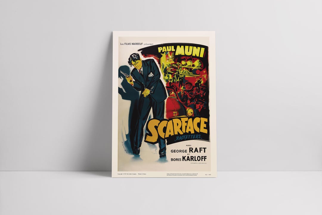 Scarface 1932: Paul Muni, George Raft, Boris Karloff - Restored Premium ...