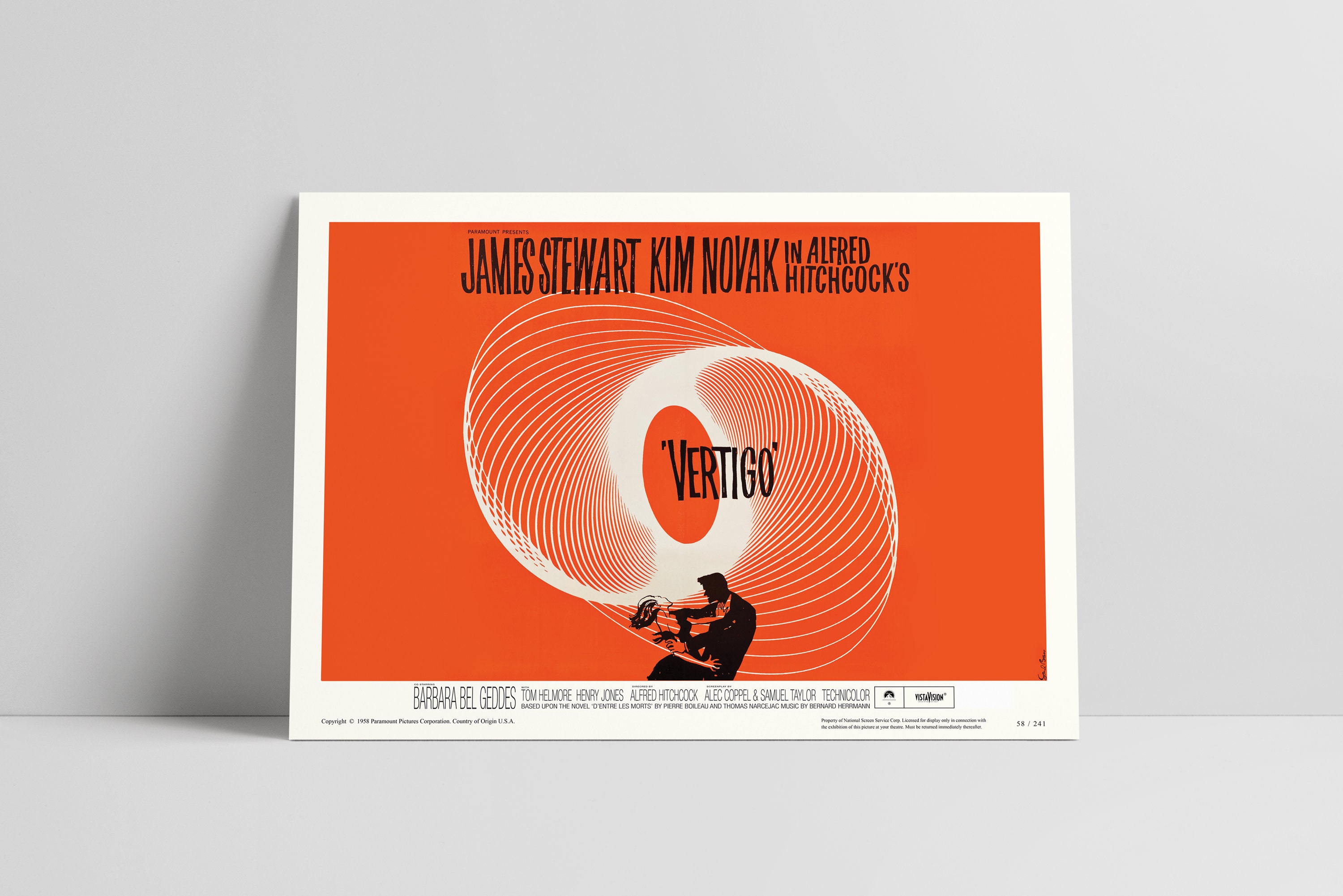 Vertigo 1958: James Stewart, Alfred Hitchcock, Saul Bass Restored ...