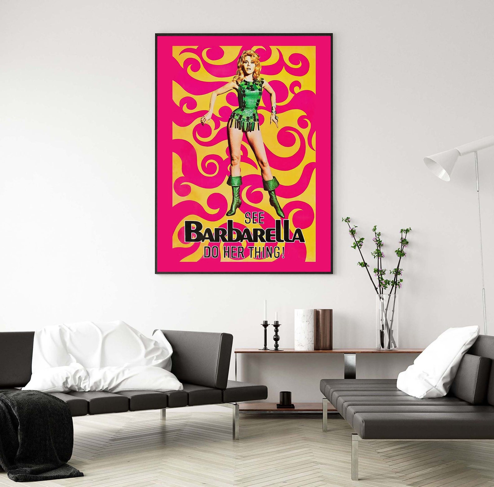Barbarella Poster Pop Art Vintage Jane Fonda Cinema Poster - Etsy Australia