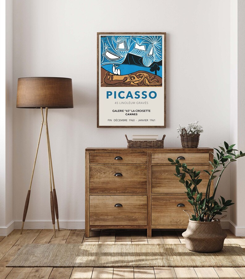 Pablo Picasso Exhibition Poster, Downloadable Art Print, Instant ...