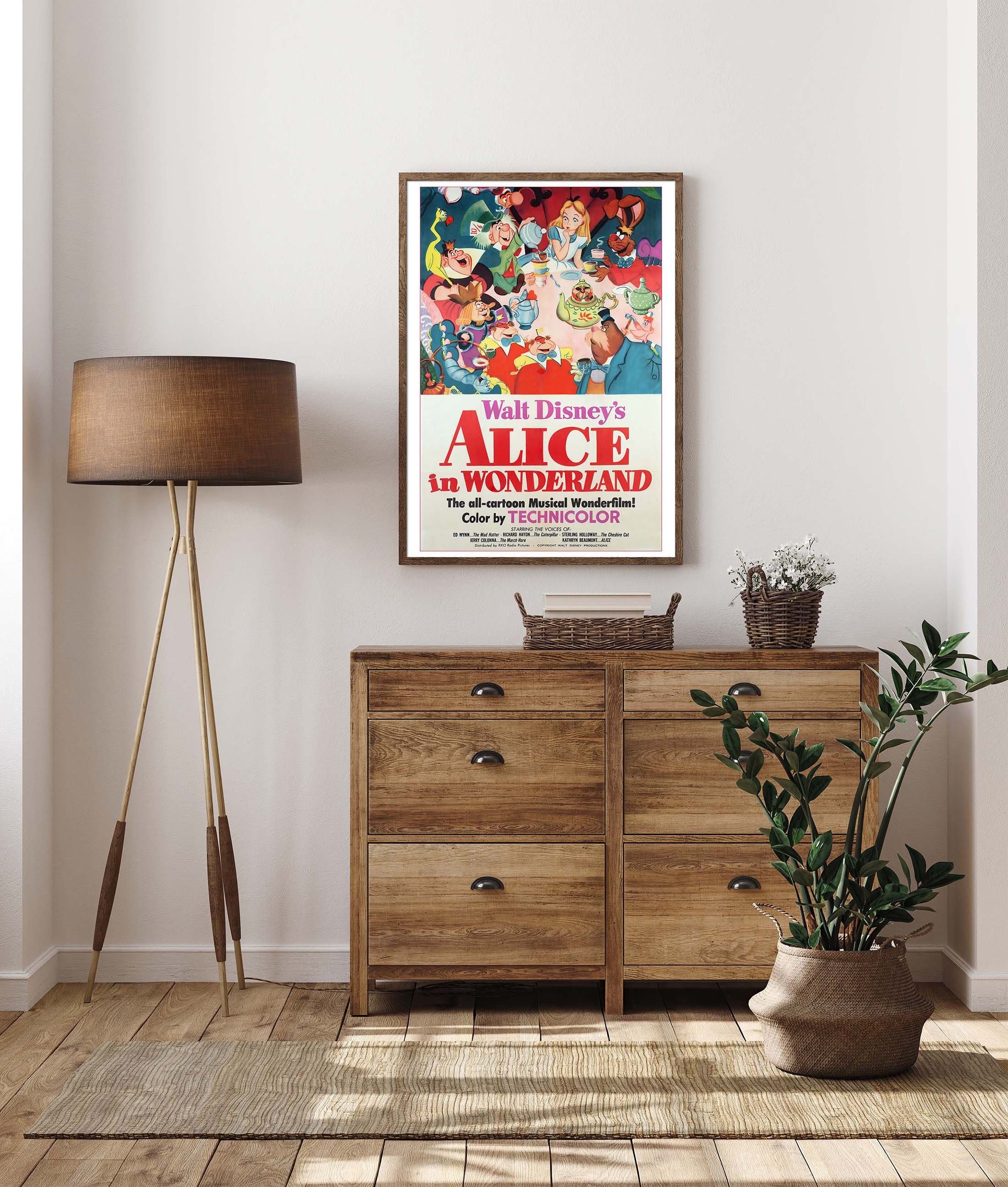 Alice in Wonderland, Vintage Movie Poster, Downloadable Art Print ...