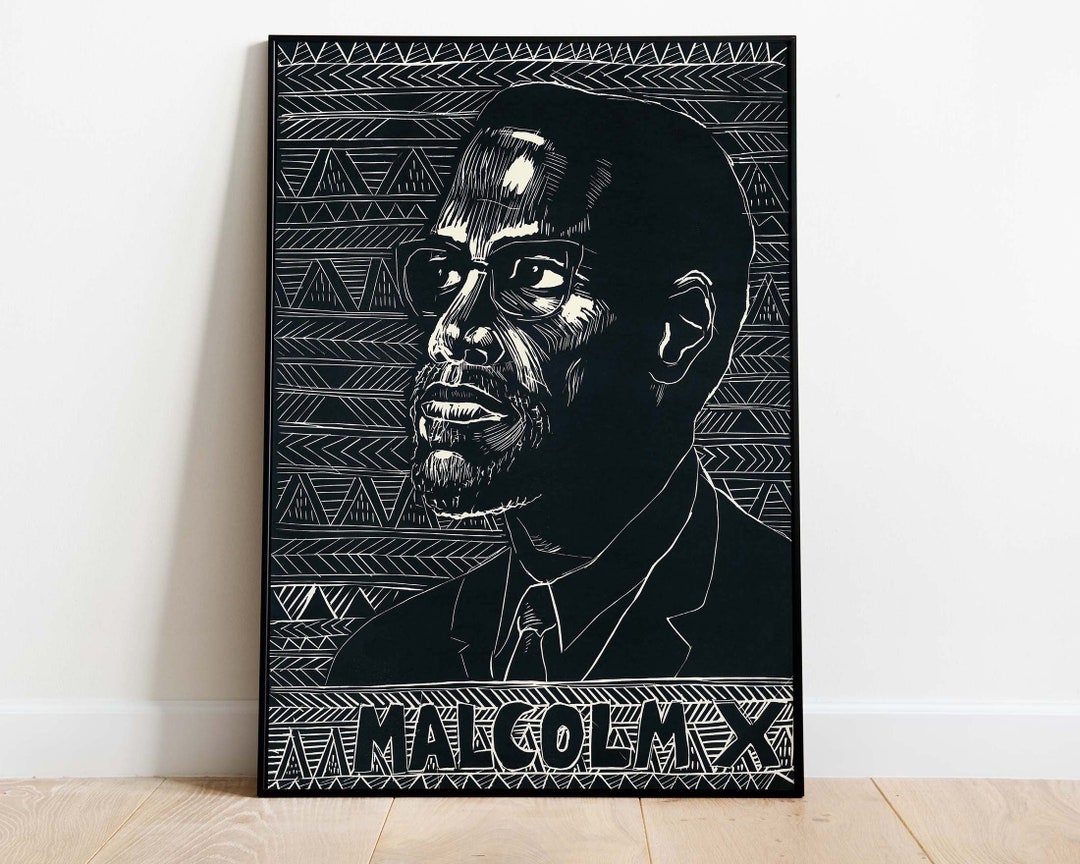 Malcolm X, Downloadable Poster, Printable Art, Instant Download - Etsy