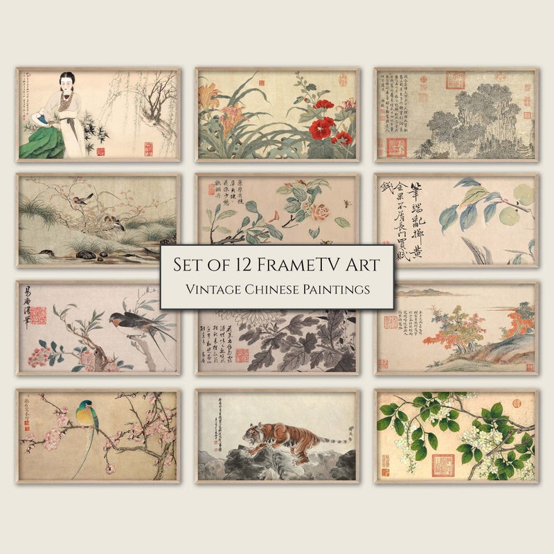 Chinese Art Frame - Etsy UK