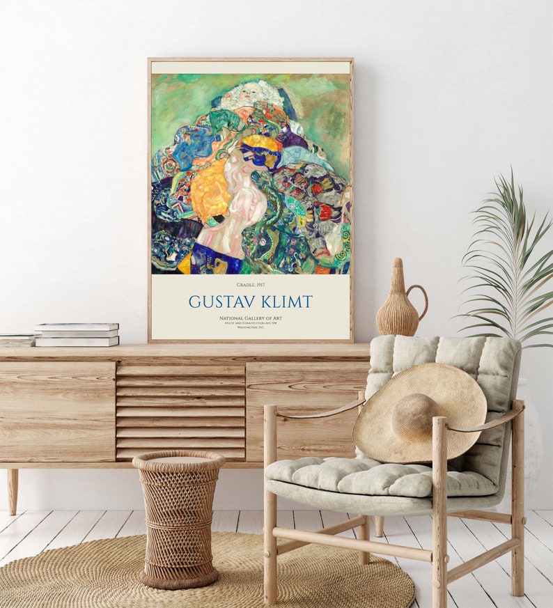 Gustav Klimt Poster Cradle, Printable Poster, Art Print, Instant ...