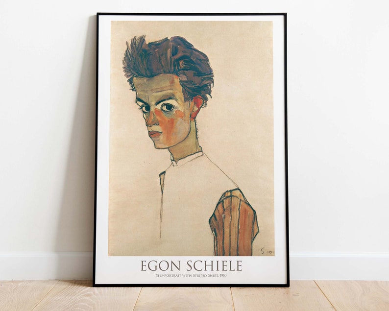 Egon Schiele Set of 4 Posters Printable Art Instant - Etsy