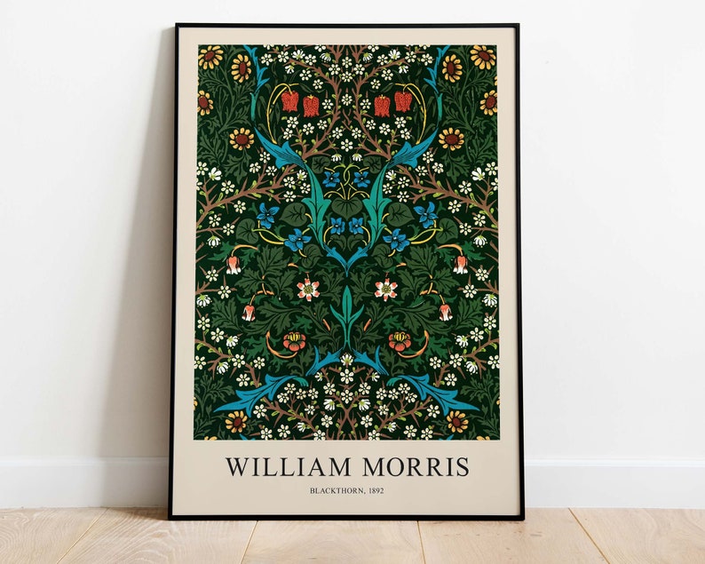 Set of 6 William Morris Posters, Downloadable Art Print, Instant ...