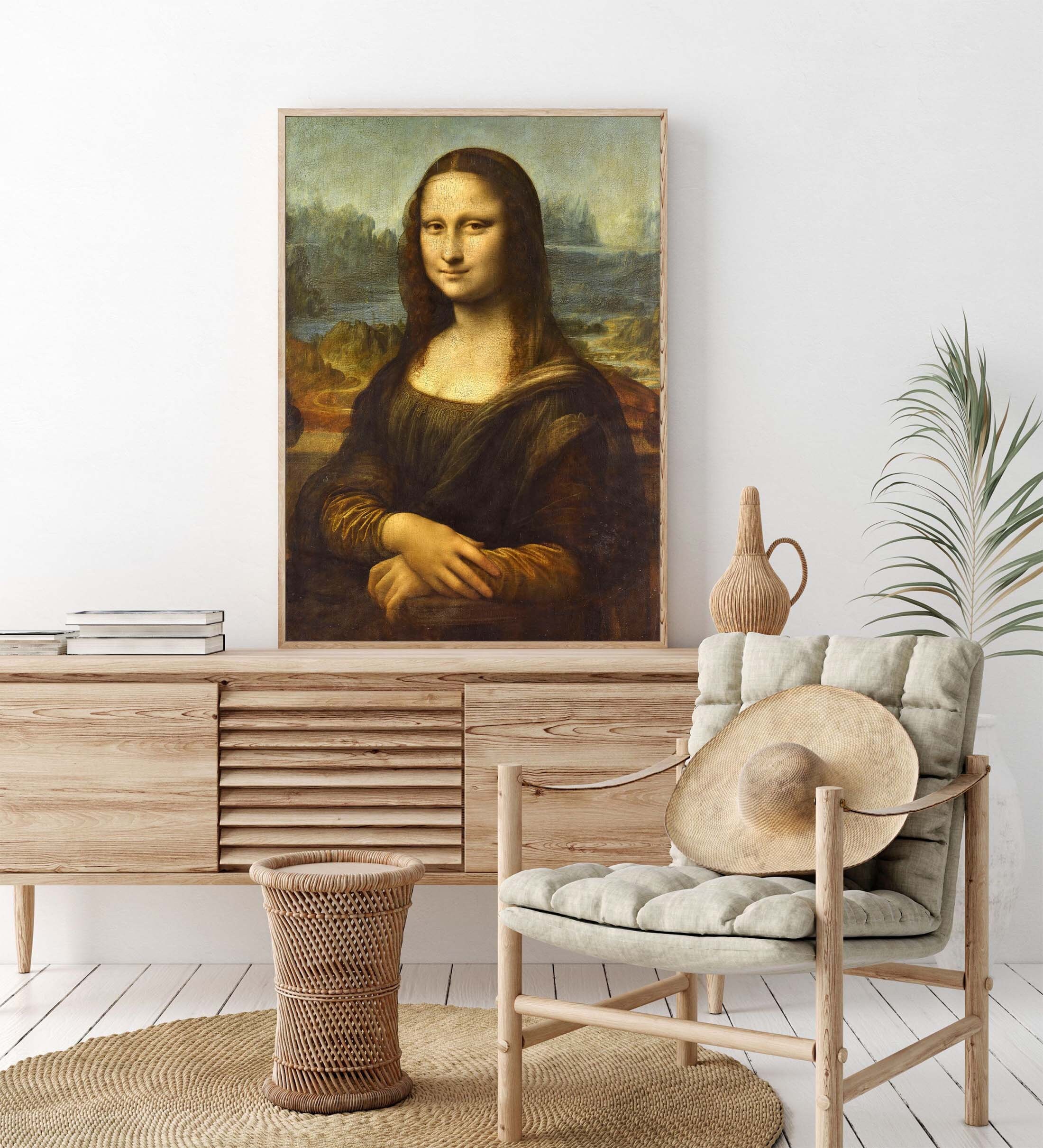 Mona Lisa - Leonardo Da Vinci Poster, Downloadable Art Print, Instant ...