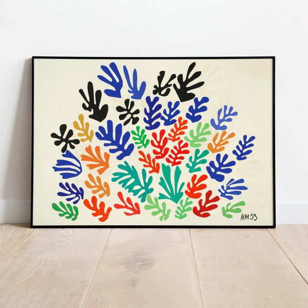 Henri Matisse La Gerbe Poster - Etsy