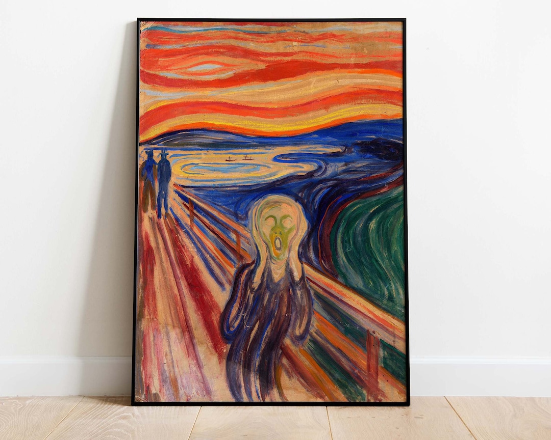 Edvard Munch - the Scream, Printable Art Poster, Instant Download - Etsy