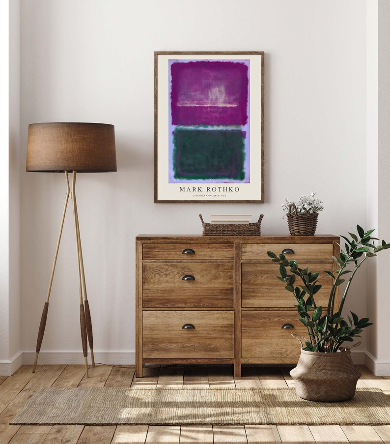 Mark Rothko Poster - Lavender & Green, Downloadable Poster, Printable ...
