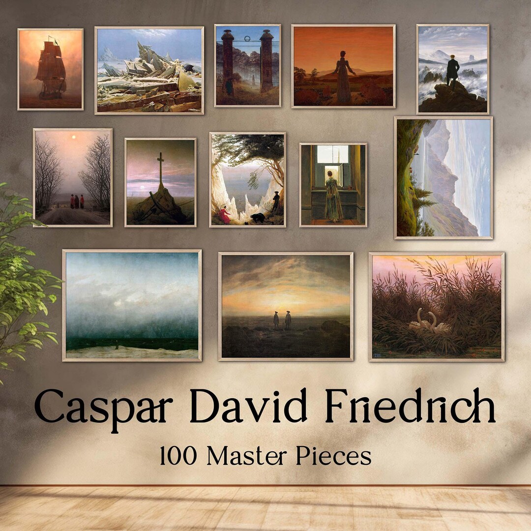 Caspar David Friedrich - 100 Master Pieces, the Artist's 100 Most ...