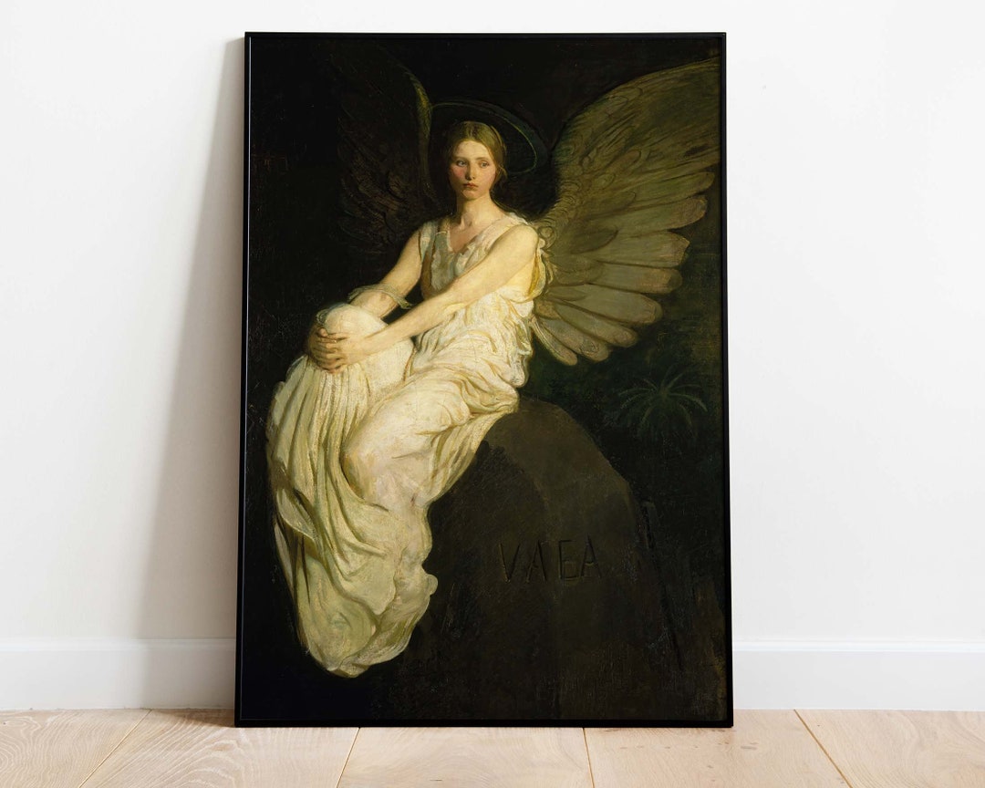 Abbott Thayer - Stevenson Memorial, Printable Poster, Art Print ...