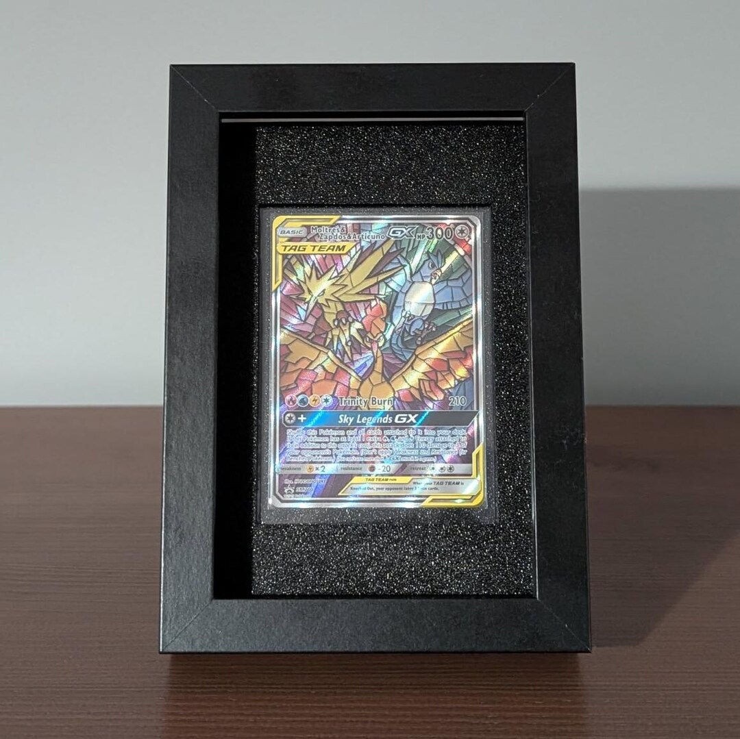 3D Printed Pokemon Inspired Trading Card Display Frame Holders for Raw ...