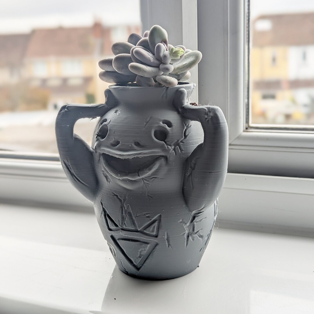 The Legend of Zelda Inspired 3D Printed Planter, Goron Pot Vase Oot Loz ...