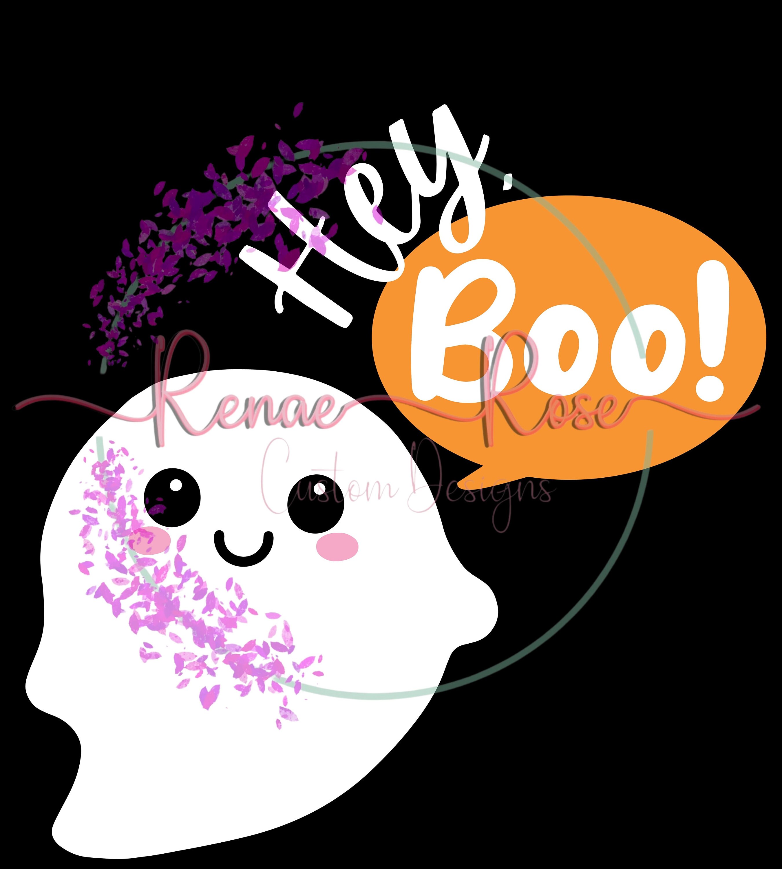 Hey Boo Ghost Png, Ghost Png, Cute Halloween Ghost Png, Cute Hey Boo ...