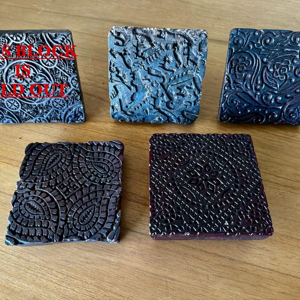 Block Stamp - Etsy
