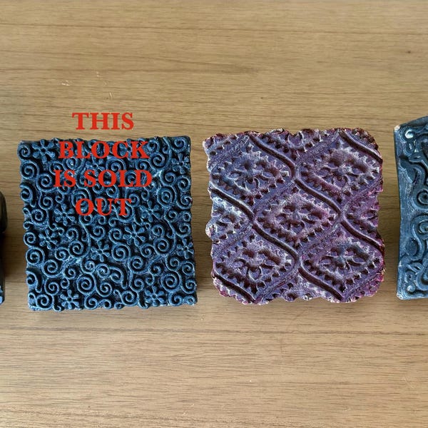 Textile Stamp - Etsy