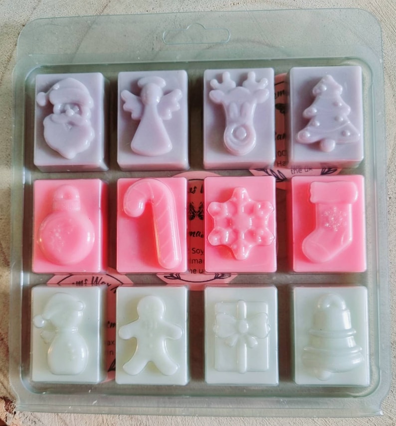 12 Days of Christmas Wax Melt Clamshells, Handmade, Strong Scented. - Etsy