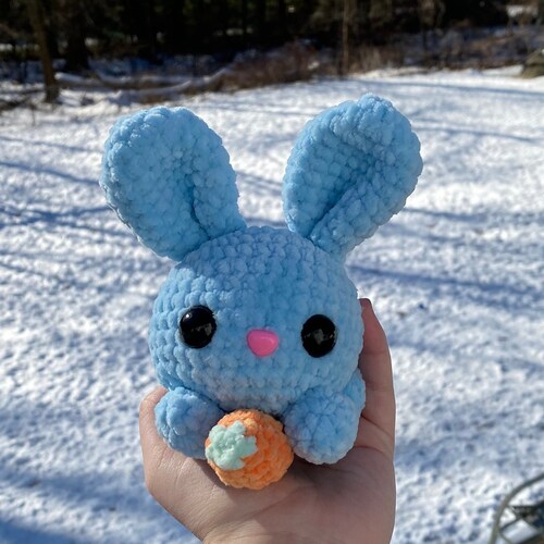 White Bunny Rabbit Yama Amigurumi Plush Toy Crochet Stuffed - Etsy