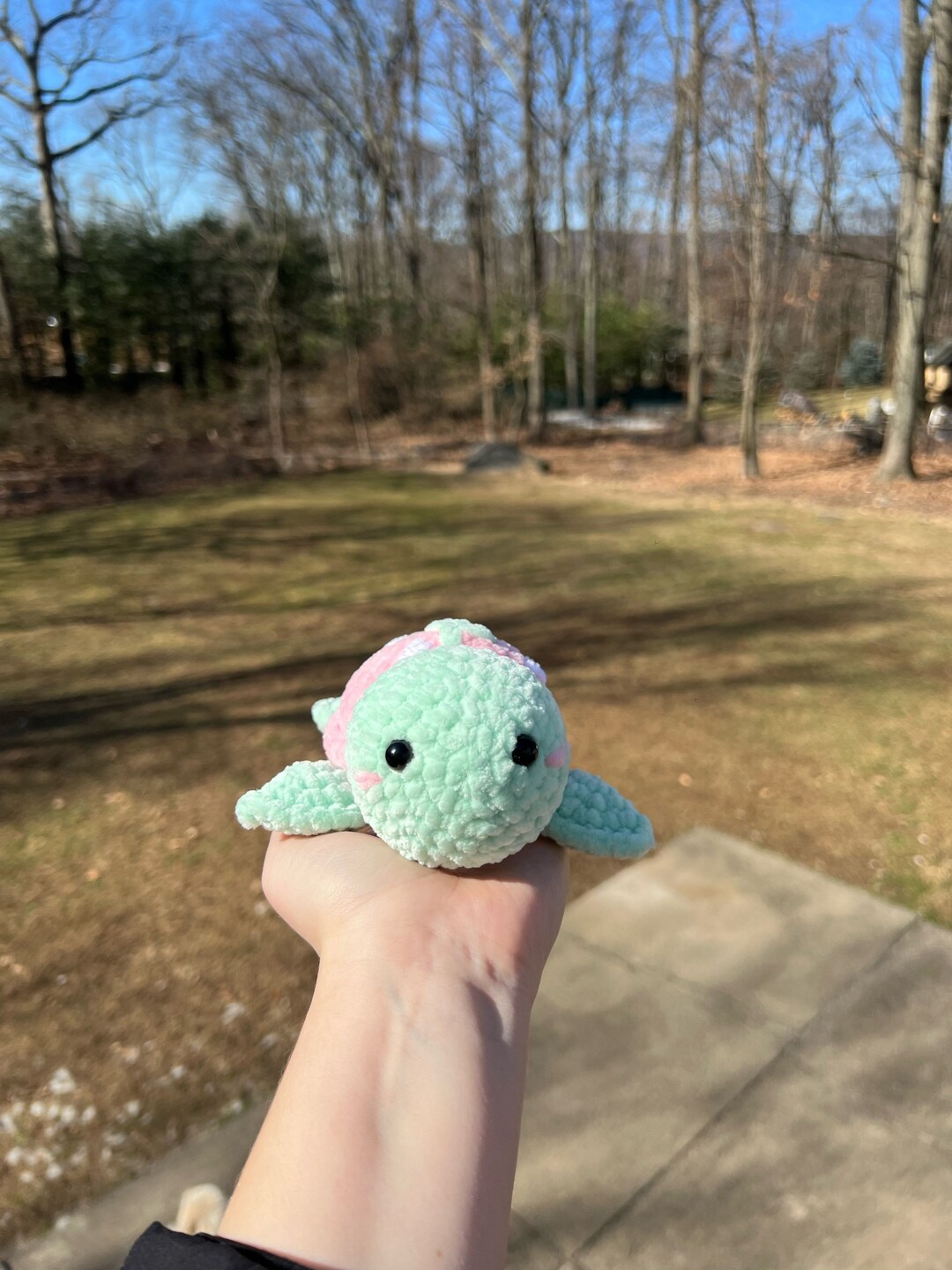 Crochet Strawberry Turtle Stuffed Animal Amigurumi - Etsy