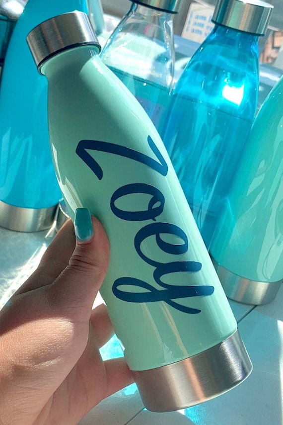 Personalized Water Bottle Custom Quote Name Water Bottles | Etsy