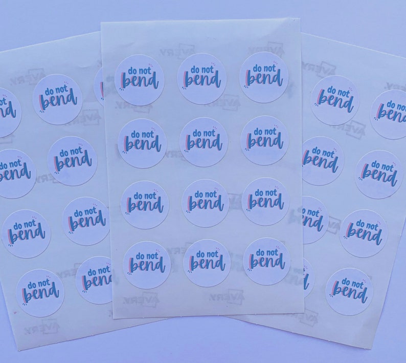 Small Business Packaging Stickers- Do Not Bend, Freebie, and Happy Mail ...
