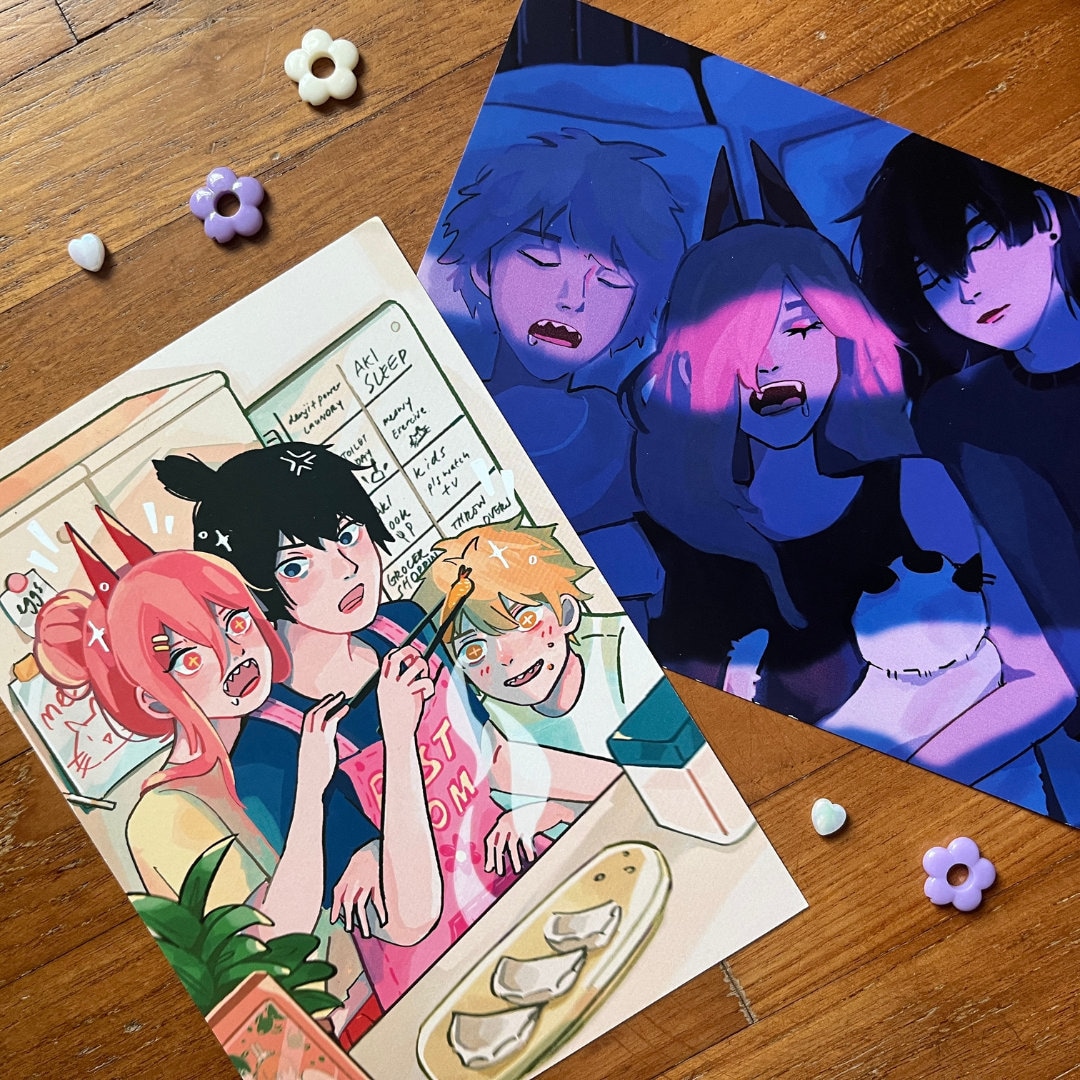 Chainsaw Man Hayakawa Family Prints - Etsy