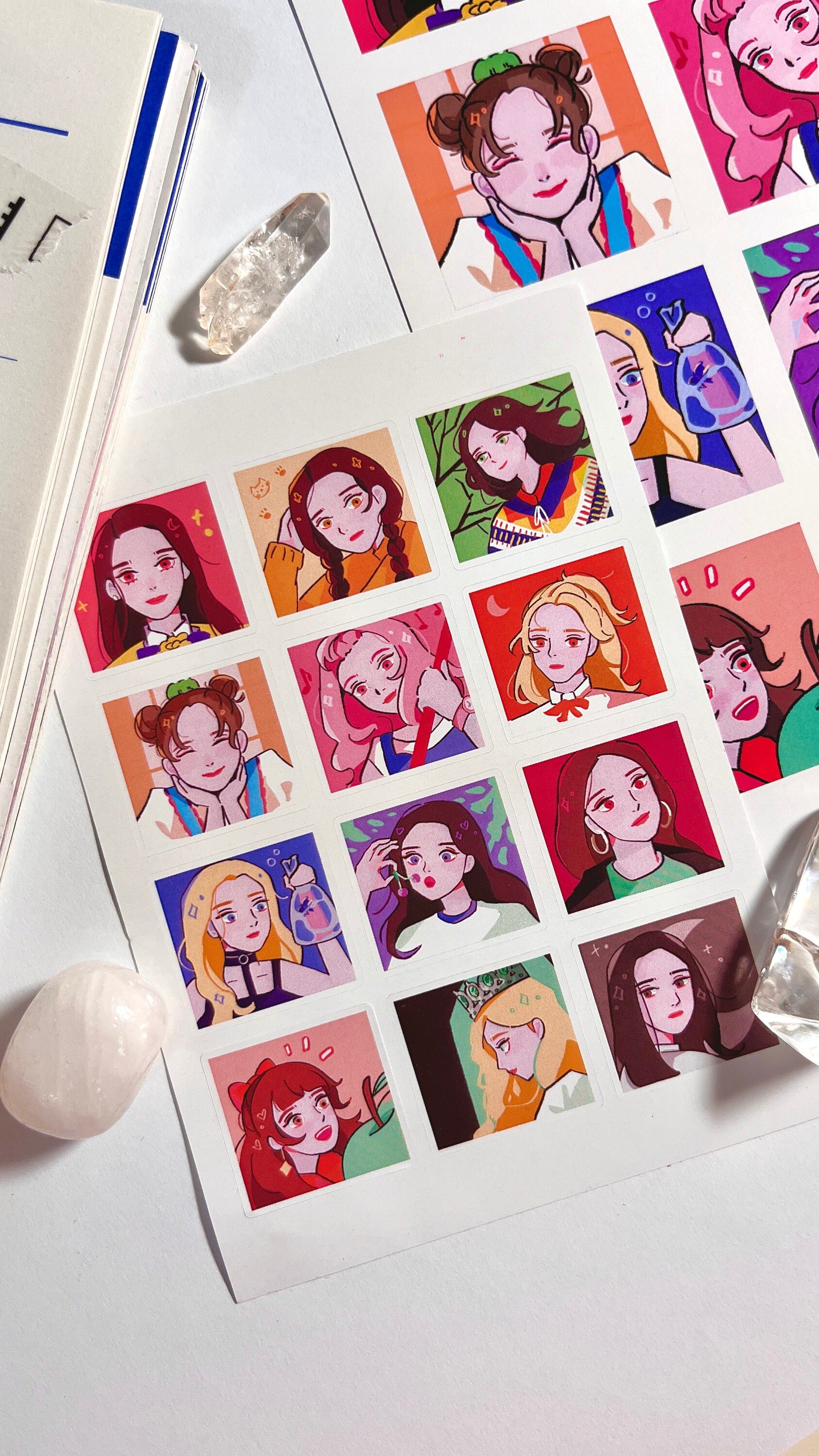 Loona OT12 Pre-debut Print and Sticker Sheet - Etsy