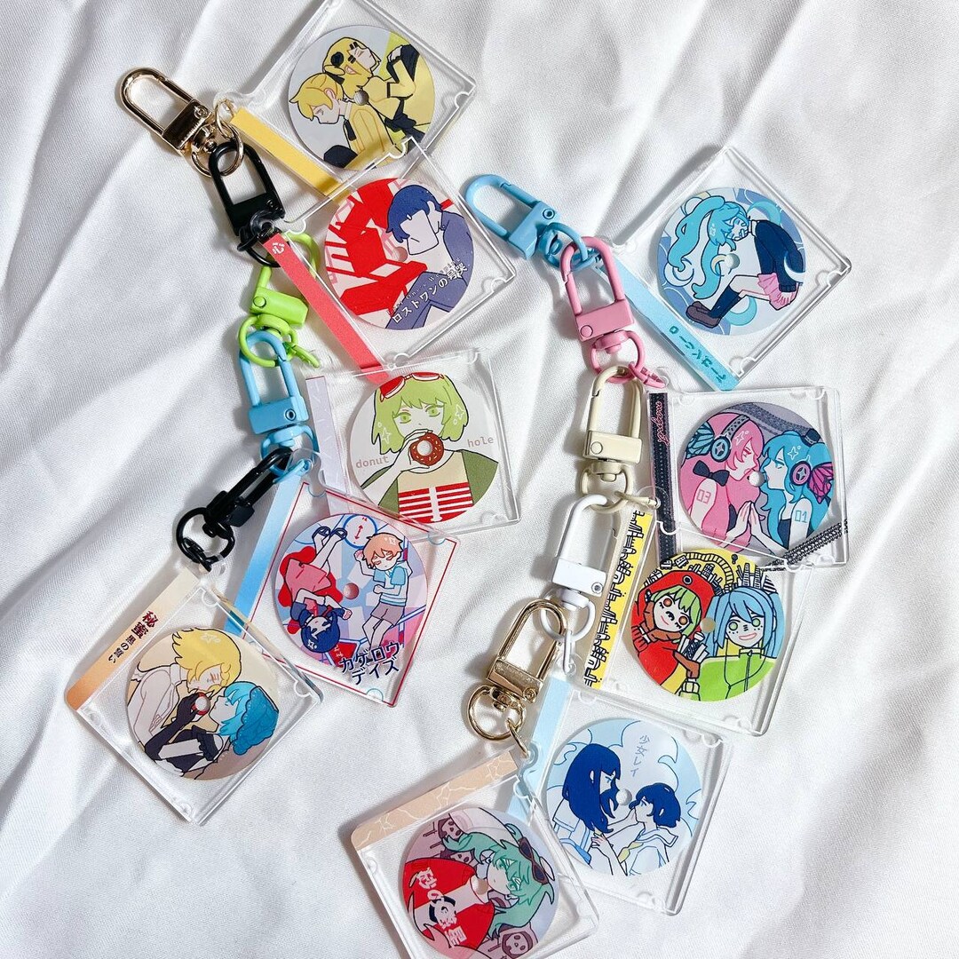 Vocaloid CD Acrylic Charm Miku Kagamine Rin Len Gumi Sandplanet Rolling ...