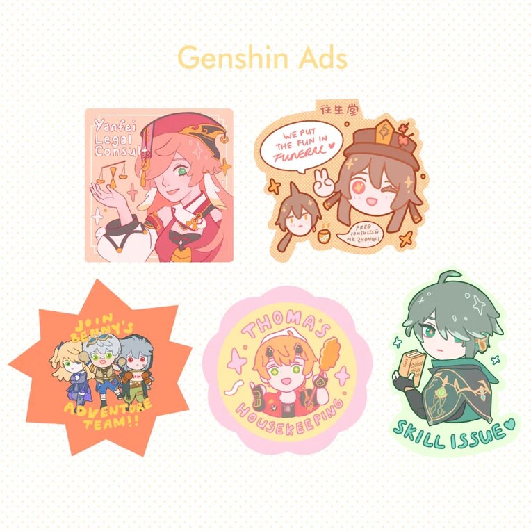 Genshin Impact Ads Al Haitham Sticker - Etsy