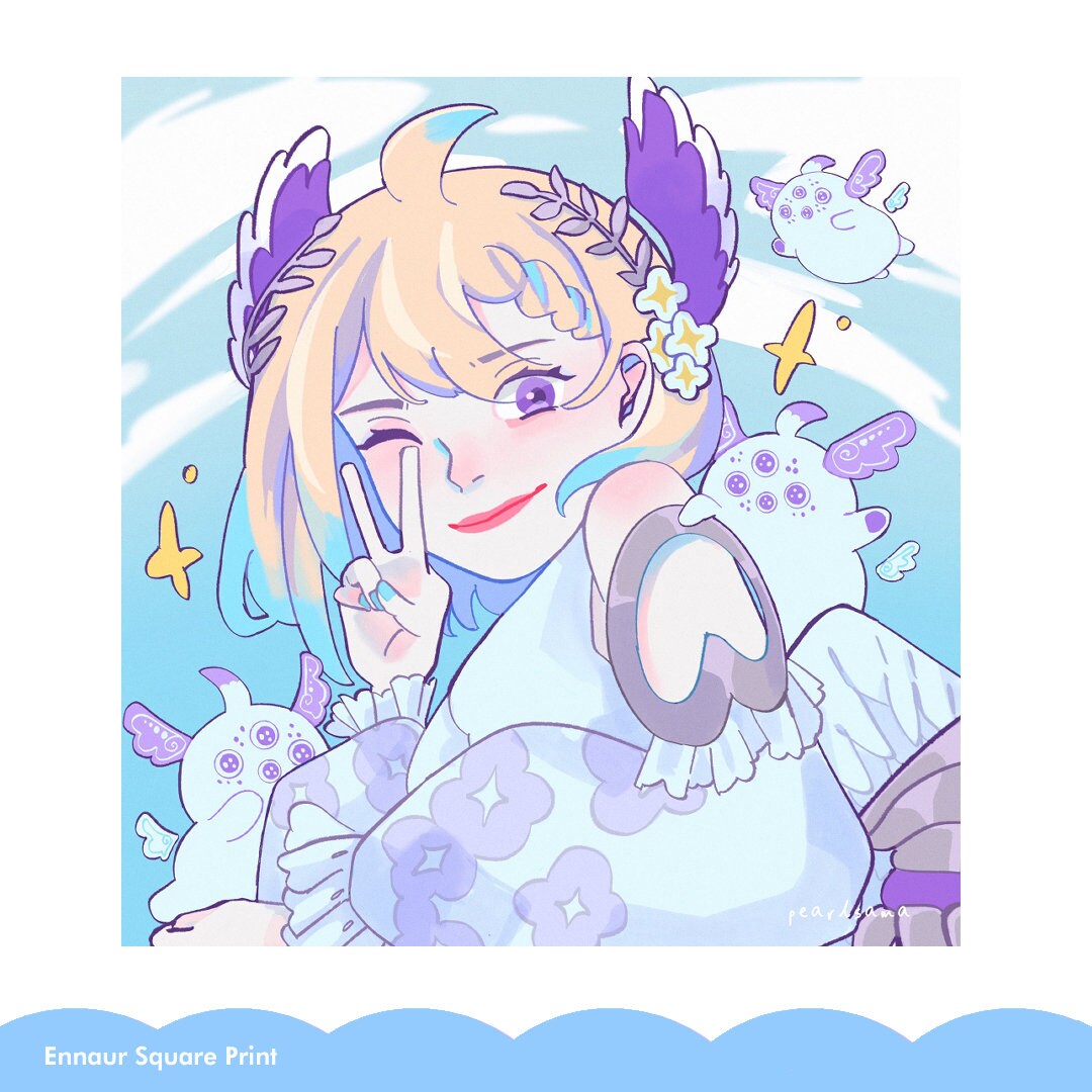 Nijisanji En Ethyria Enna Square Print - Etsy