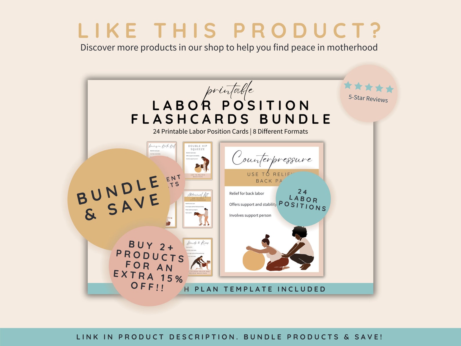 Birth Plan Editable Bundle, Labor and Delivery Plan, Printable Birthing ...