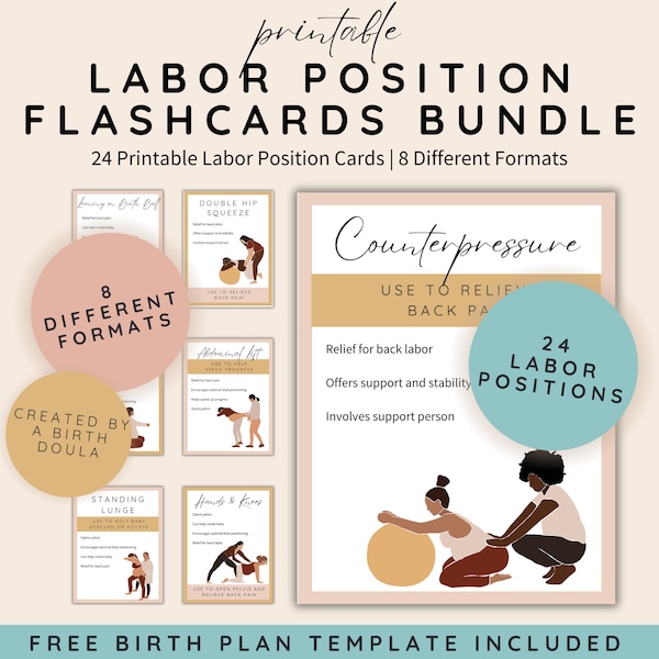 Labour Positions and Comfort Measures - Etsy
