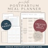 Printable Postpartum Plan Workbook, Postpartum Planner and Worksheets ...