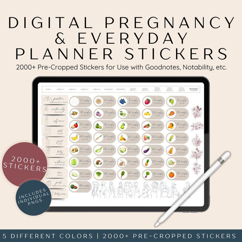 Pregnancy Stickers - Etsy