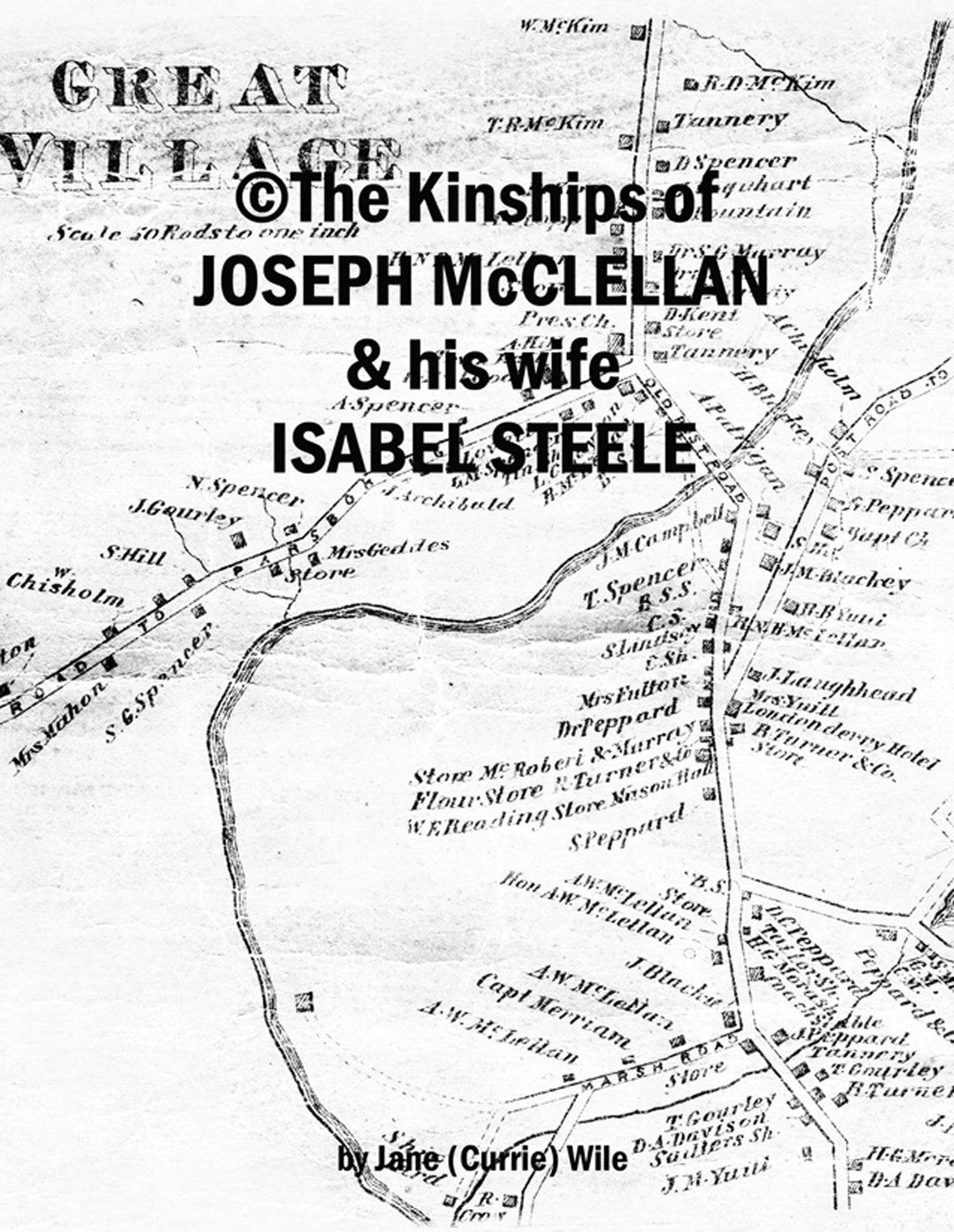 The Kinships of Joseph Mcclellan & Isabel Steele © - Etsy