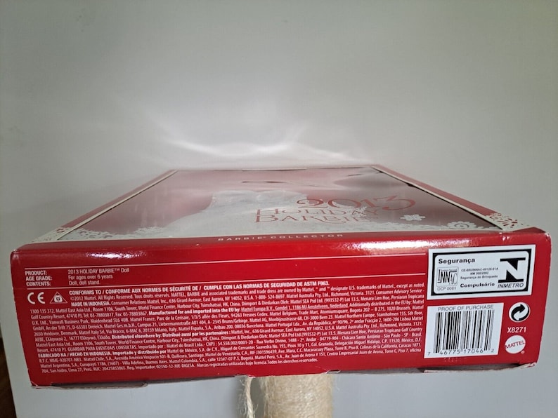 Barbie Collector Doll.....2013 Holiday Barbie Doll in Its Original Box ...